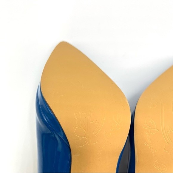 Penny Loves Kenny | Shoes | Penny Loves Kenny Womens Opus Pf Blue Patent Faux Vegan Leather ...